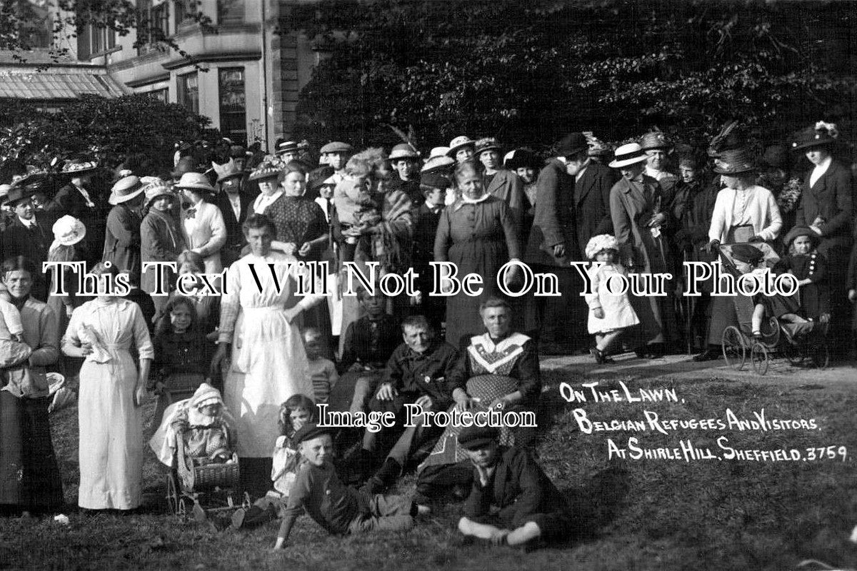 YO 1012 - Belgian WW1 Refugees, Shire Hill, Sheffield, Yorkshire – JB ...