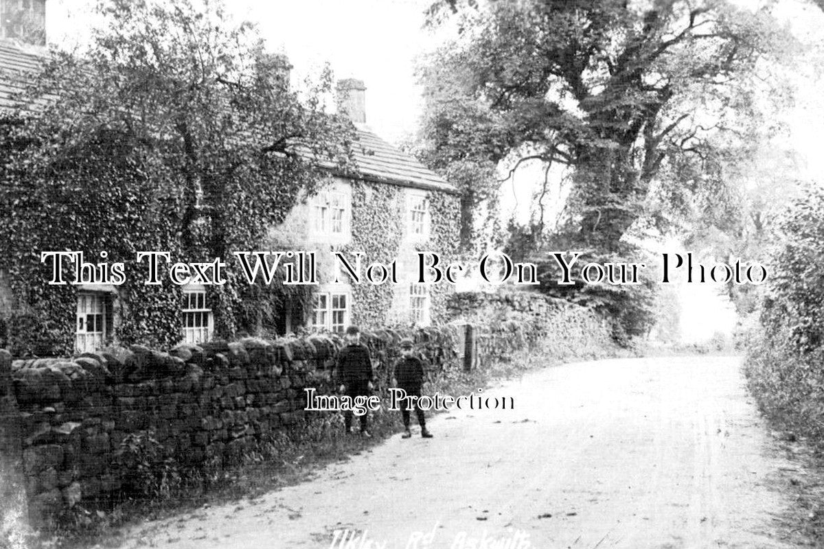 YO 10286 - Ilkey Road, Askwith, Yorkshire c1907 – JB Archive
