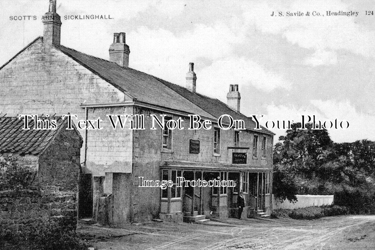 YO 10431 - Scott's Arms Pub, Sicklinghall, Yorkshire – JB Archive