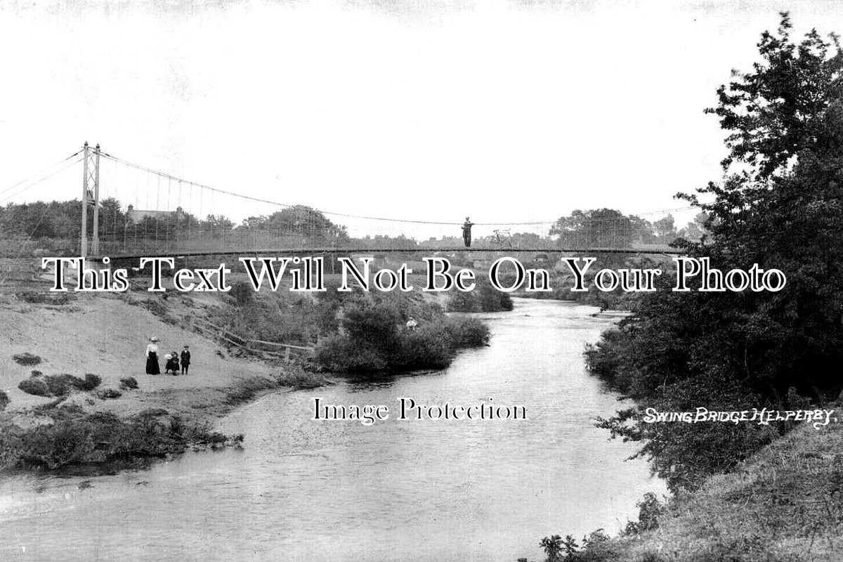 YO 10498 - Swing Bridge, Helperby, Yorkshire – JB Archive