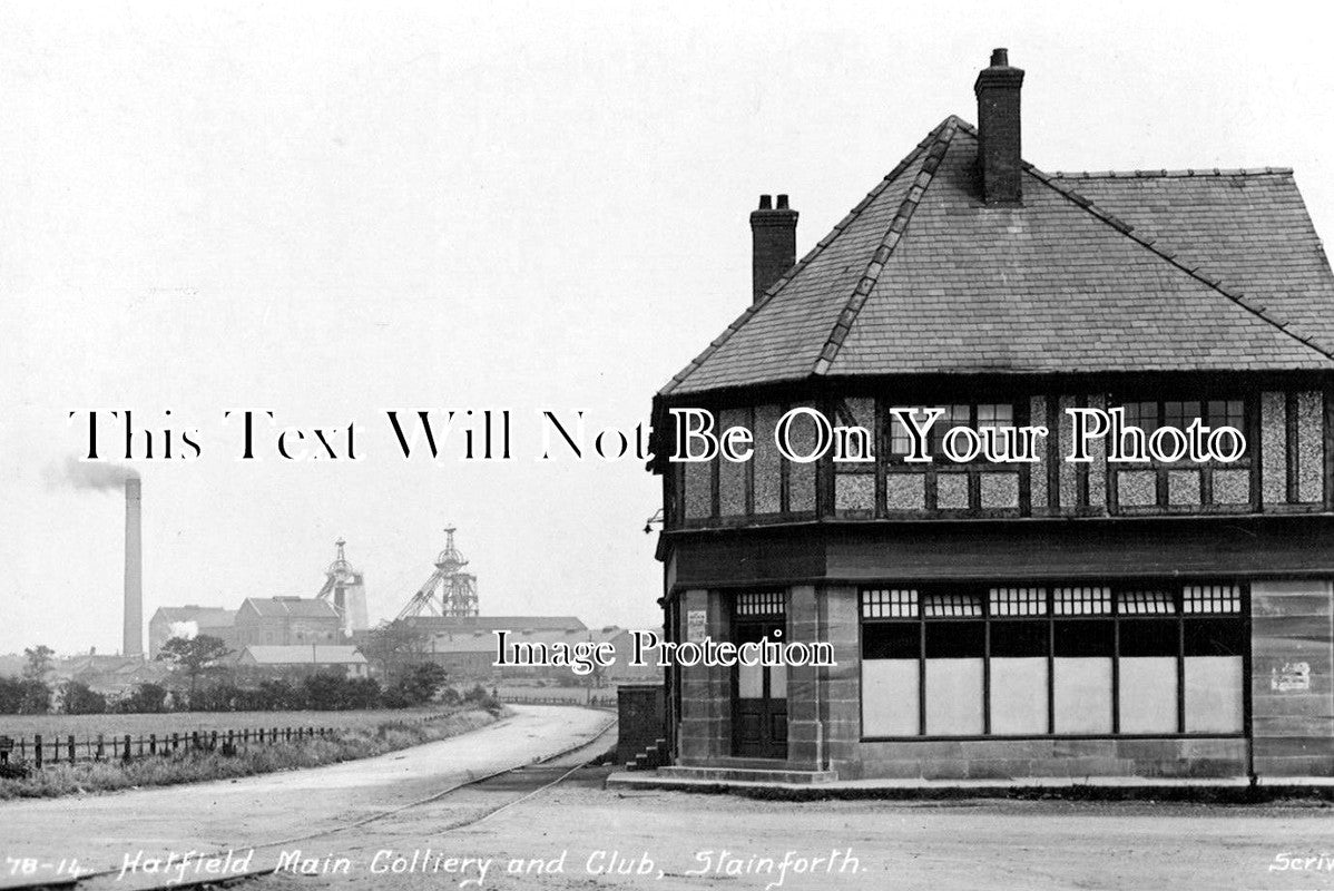 YO 1090 - Hatfield Main Colliery & Club, Stainforth, Yorkshire – JB Archive