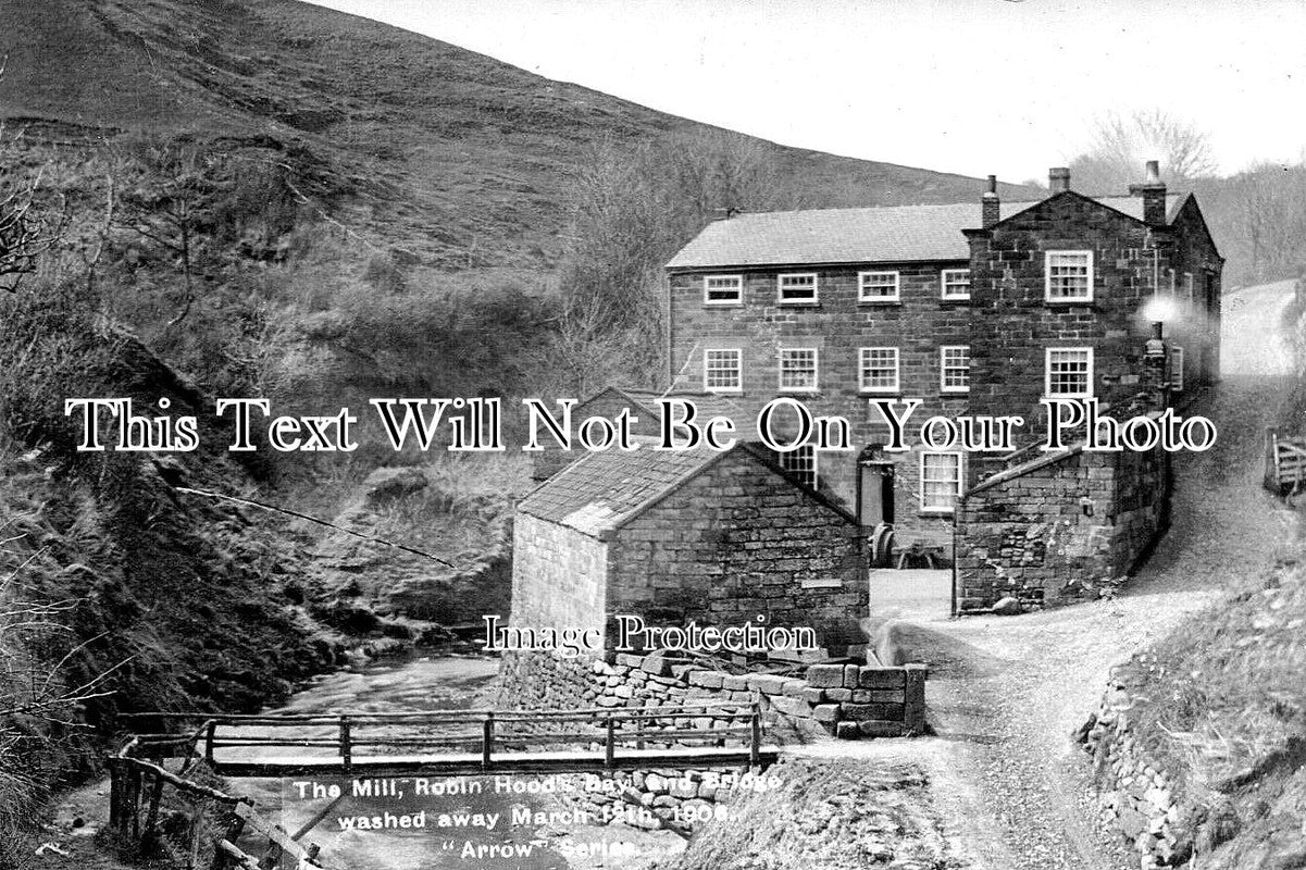 YO 10925 - The Mill, Robin Hood's Bay & Bridge, Yorkshire – JB Archive