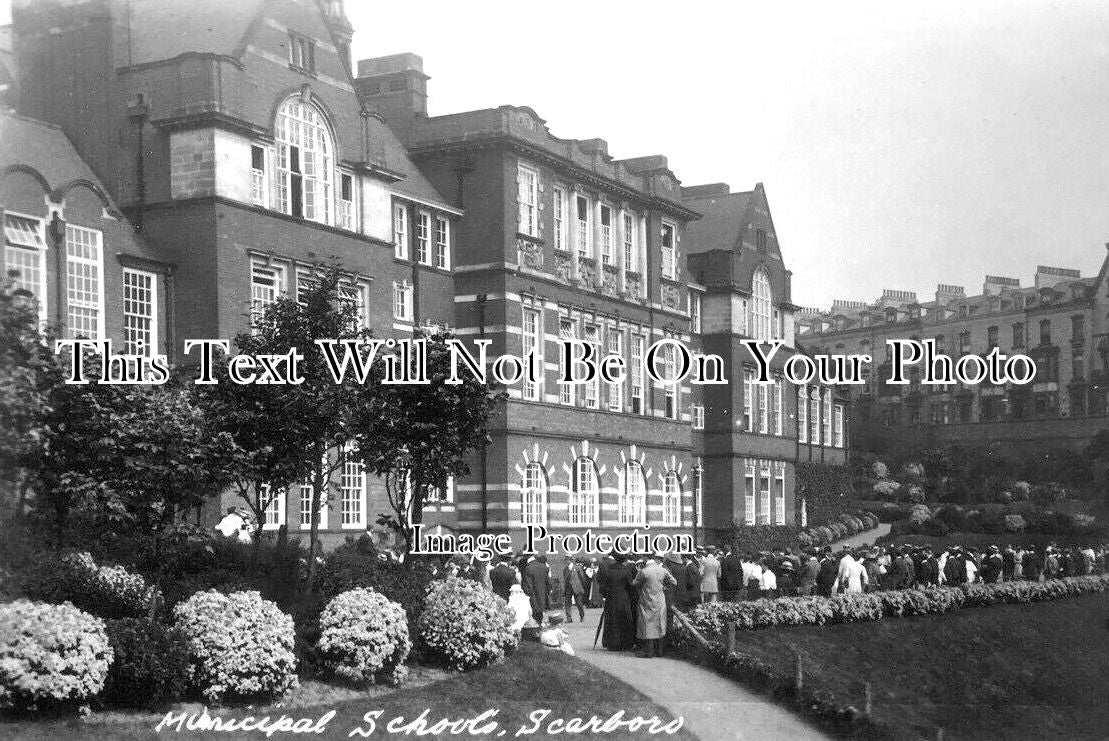 YO 11542 - Municipal School, Scarborough, Yorkshire – JB Archive