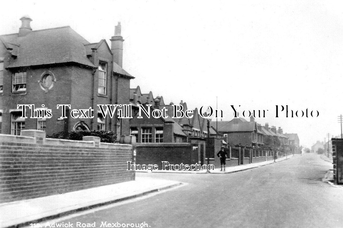 YO 11720 - Adwick Road, Mexborough, Yorkshire c1929 – JB Archive