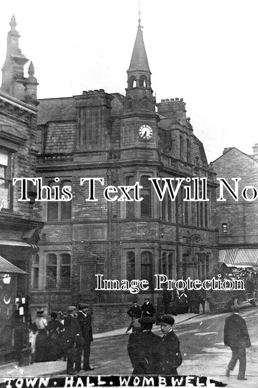 YO 11953 - Town Hall, Wombwell, Yorkshire – JB Archive