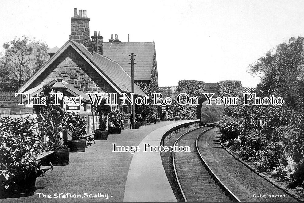 YO 12148 - Scalby Railway Station, Scarborough, Yorkshire – JB Archive