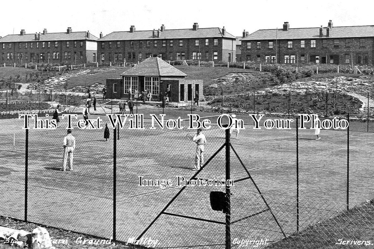 YO 12875 - Welfare Ground Tennis Courts, Maltby, Yorkshire – JB Archive