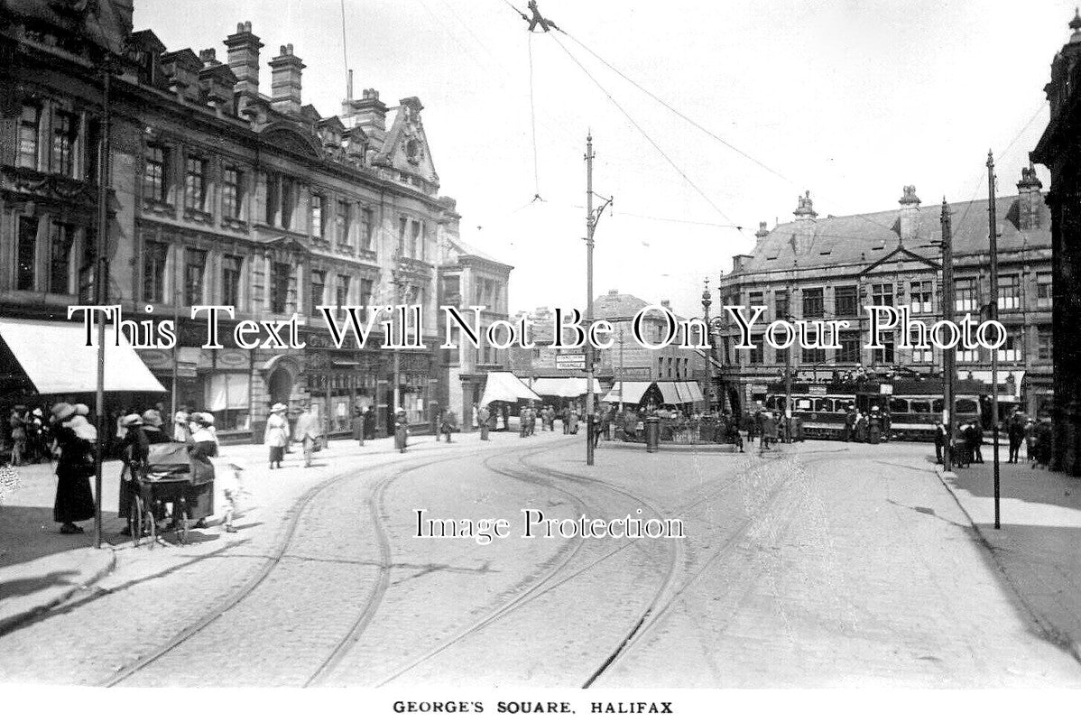 YO 13059 - Georges Square, Halifax, Yorkshire – JB Archive