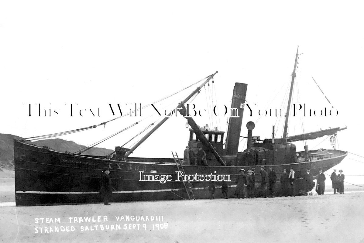 YO 13115 - Steam Trawler Vanguard III, Saltburn, Yorkshire 1908 – JB ...