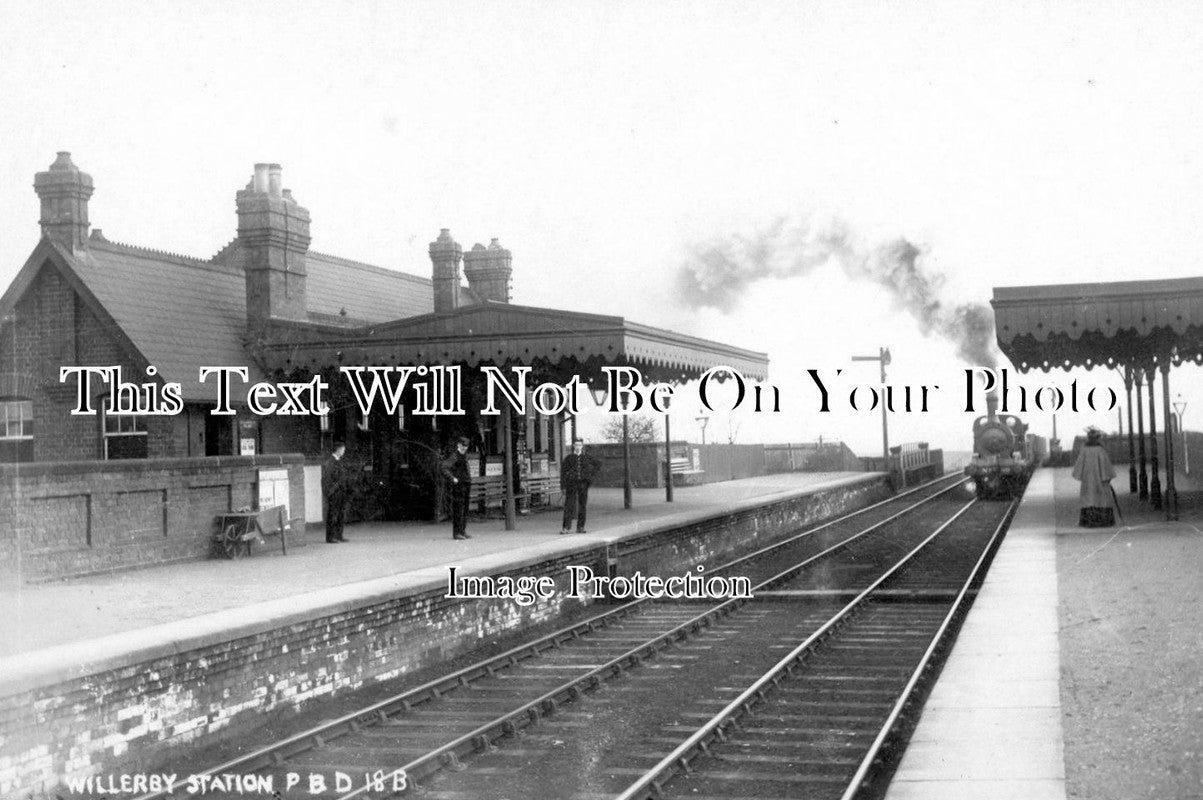 YO 1329 - Willerby Railway Station, Yorkshire – JB Archive