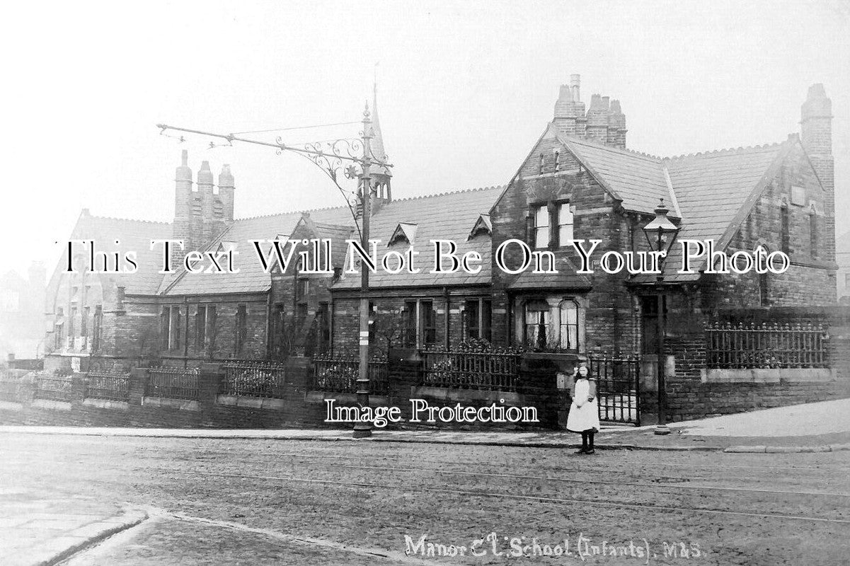 YO 13386 - Manor Infants School, City Road, Sheffield, Yorkshire – JB ...