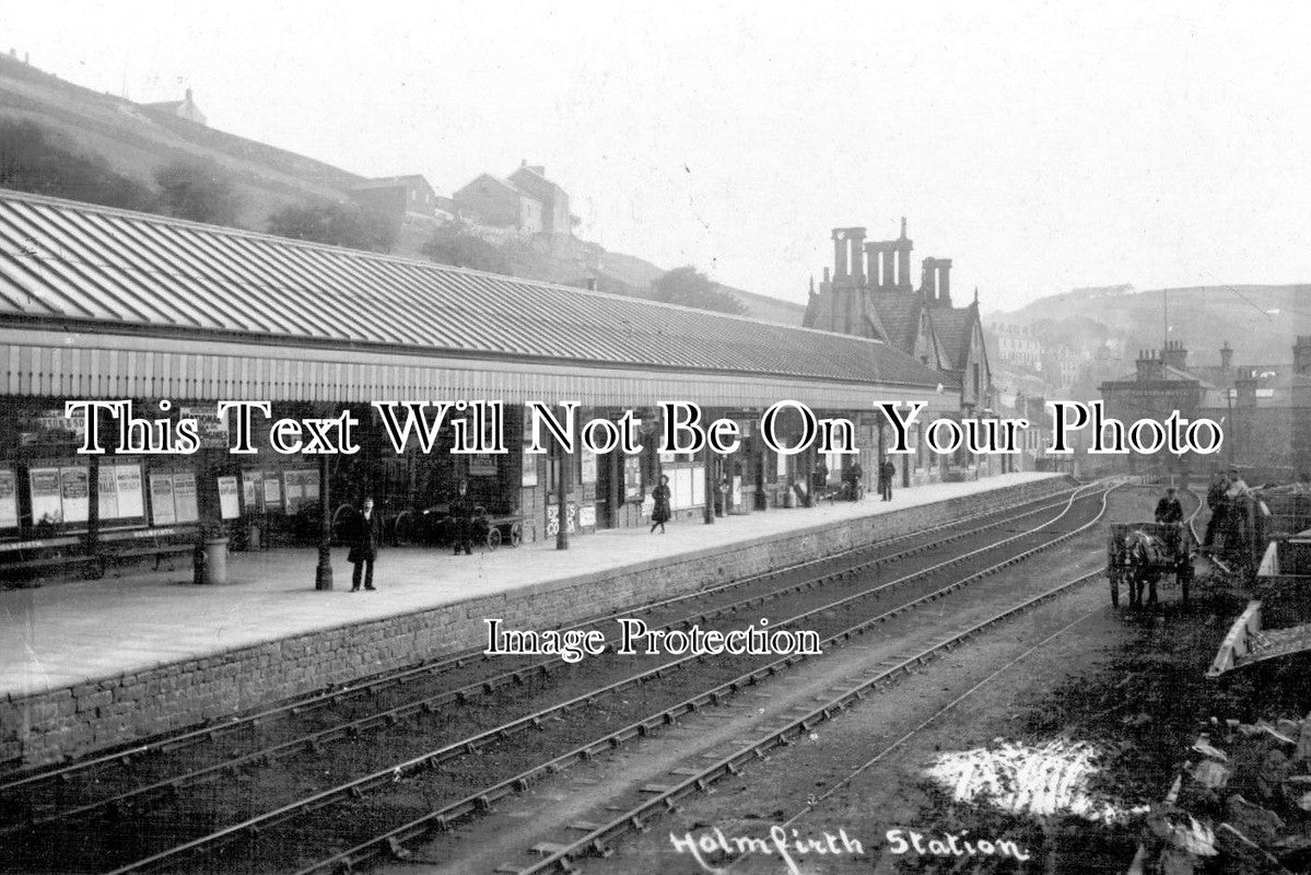 YO 1482 - Holmfirth Railway Station, Yorkshire – JB Archive