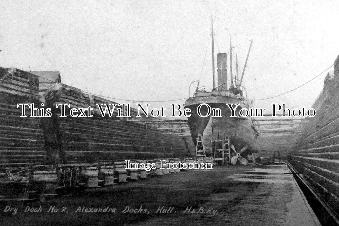 YO 1582 - Dry Dock NO 2, Alexandra Docks, Hull, Yorkshire – JB Archive