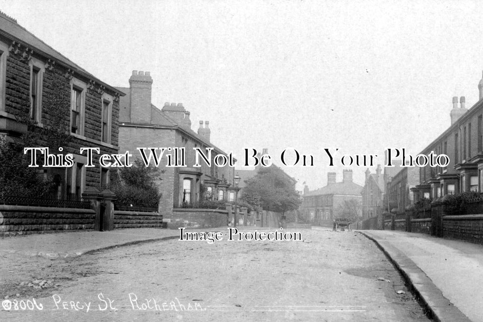 YO 1912 - Percy Street, Rotherham, Yorkshire – JB Archive