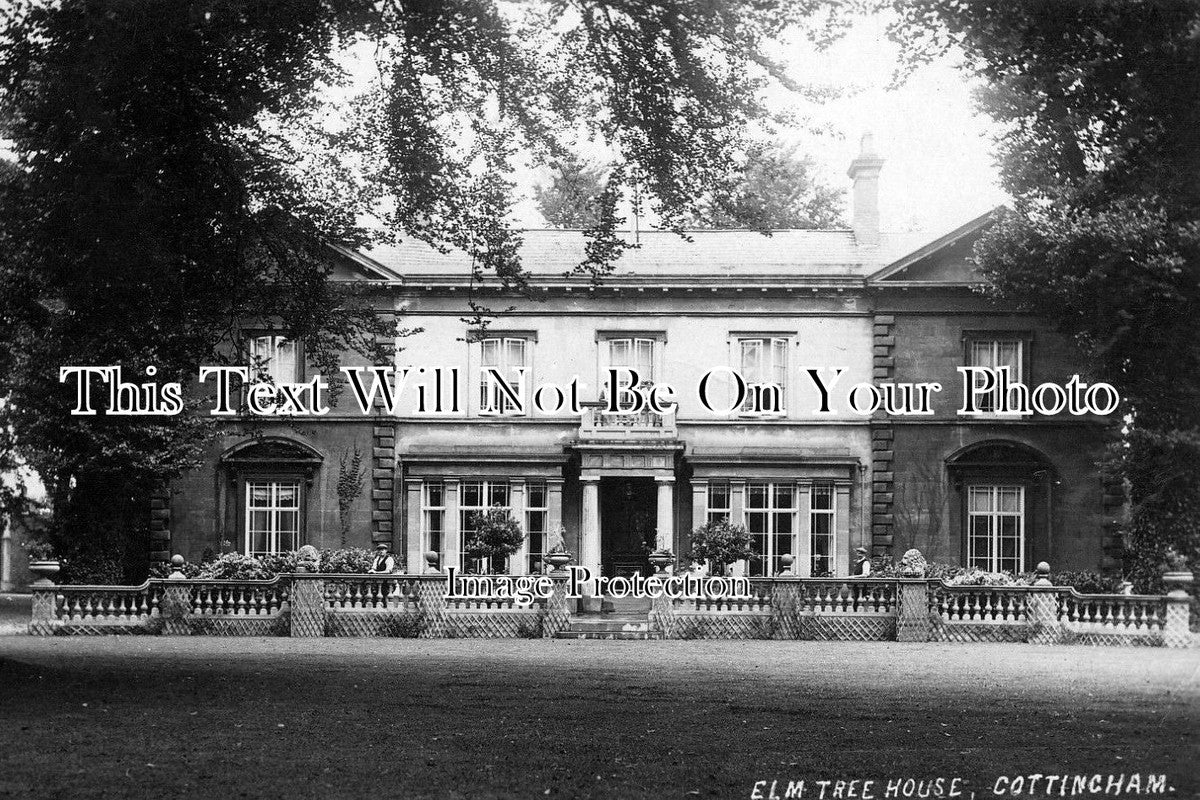 YO 259 - Elm Tree House, Cottingham, Hull, Yorkshire c1916 – JB Archive