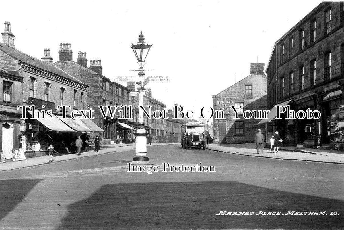 YO 2712 - Market Place, Meltham, Yorkshire – JB Archive