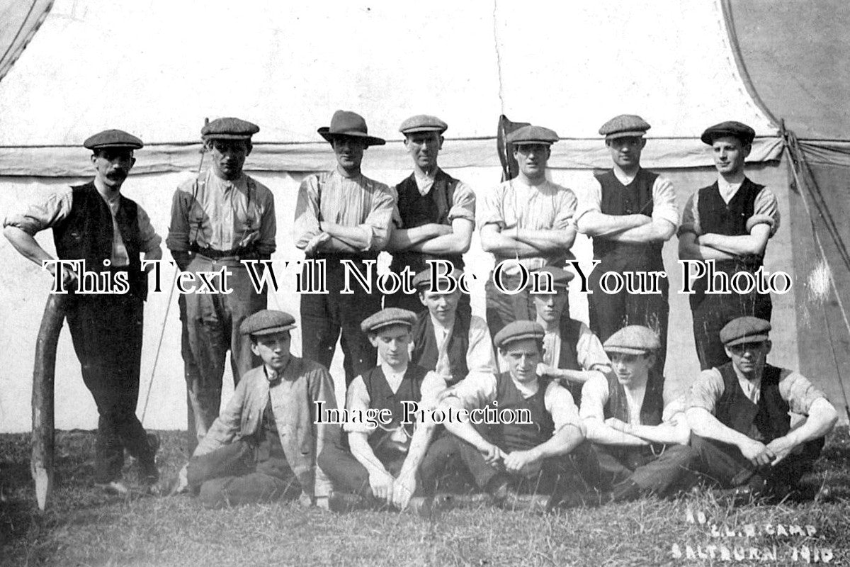 YO 2756 - Church Lads Brigade Camp, Saltburn, Yorkshire c1910 – JB Archive