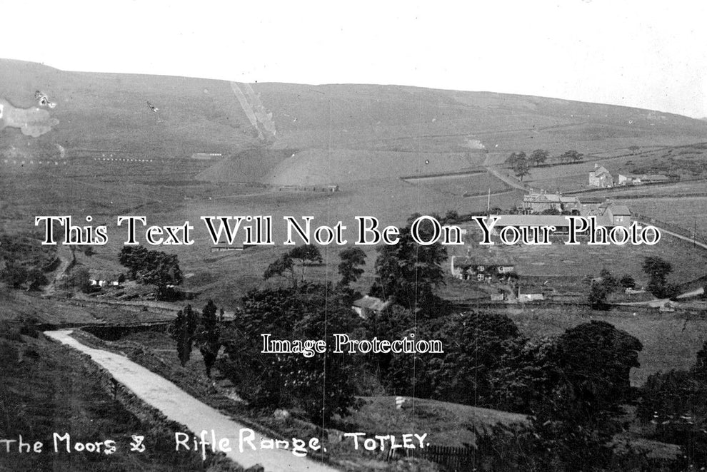 YO 3342 - WW1 Rifle Range On The Moors, Totley, Sheffield, Yorkshire ...