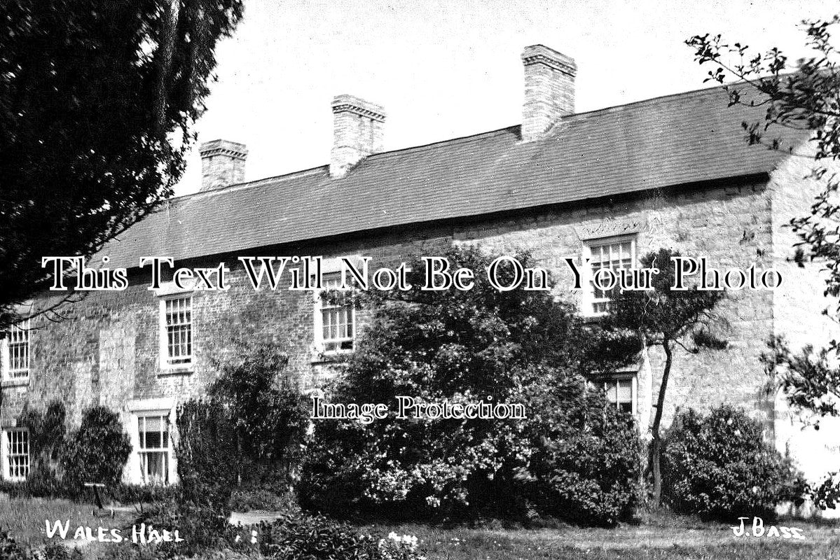 YO 4067 - Wales Hall, Wales Village, Sheffield, Yorkshire c1915 – JB ...