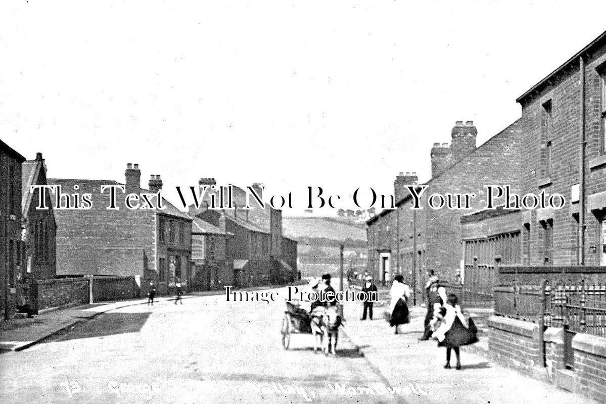 YO 4442 - George Street, Low Valley, Wombwell, Yorkshire c1909 – JB Archive