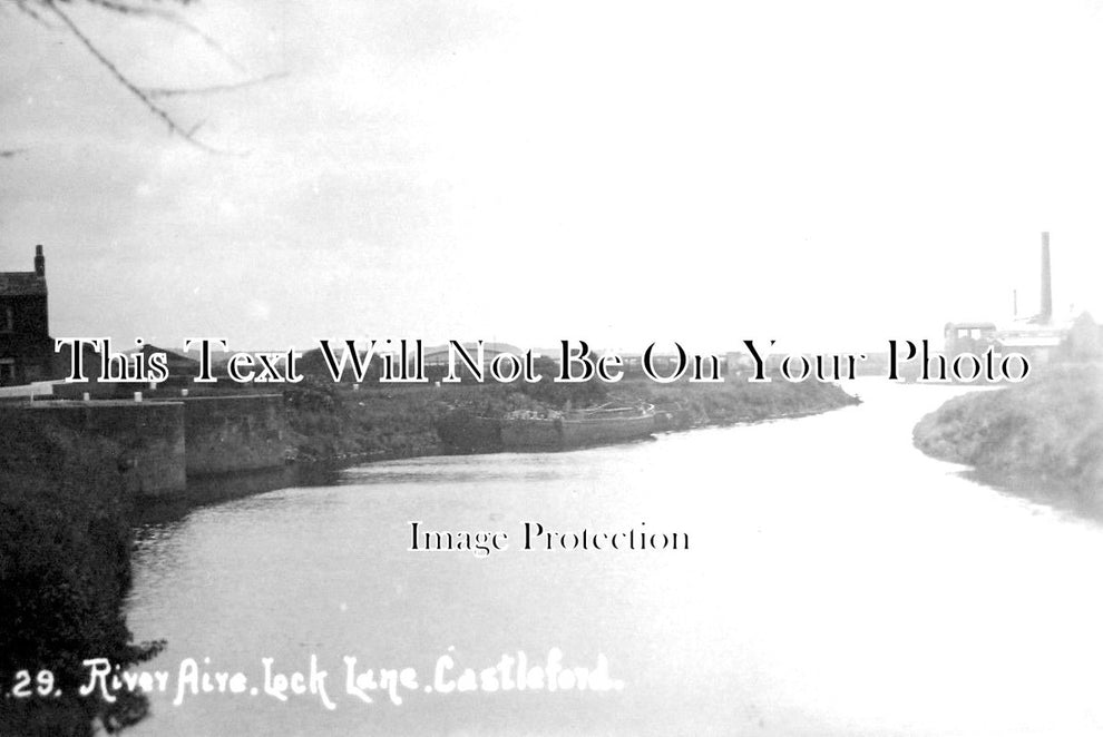 YO 4620 - River Aire, Lock Lane, Castleford, Yorkshire – JB Archive