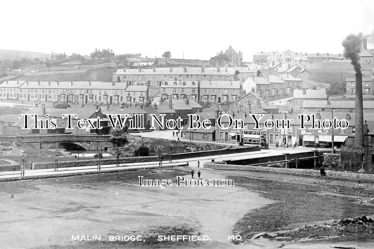 YO 5122 - Malin Bridge, Sheffield, Yorkshire c1916 – JB Archive