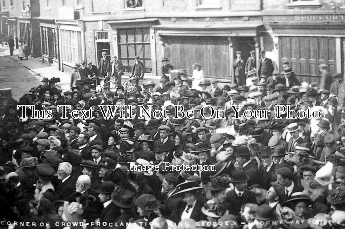 YO 514 - Proclamation Of King George V, Thorne, Yorkshire 1910 – JB Archive