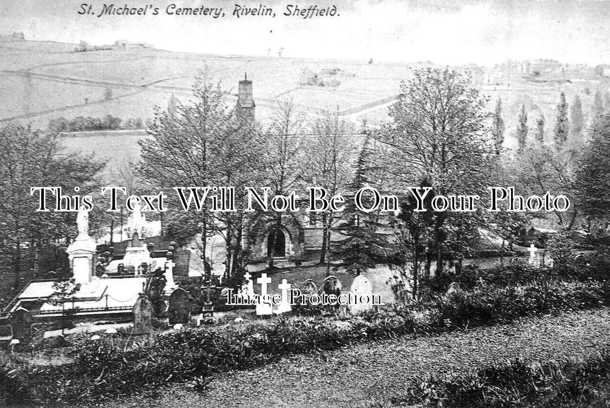 YO 5404 - St Michaels Cemetery, Rivelin, Sheffield, Yorkshire – JB Archive