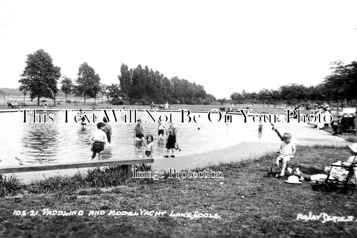 YO 5460 - Paddling Pool & Model Yacht Lake, Goole, Yorkshire – JB Archive