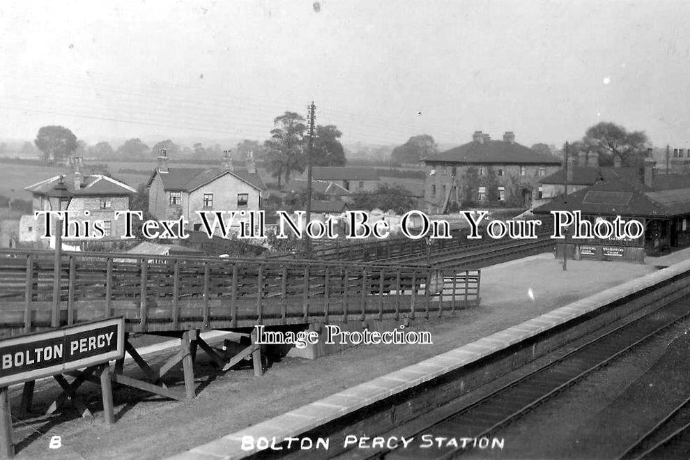 YO 548 - Bolton Percy Railway Station, Yorkshire – JB Archive