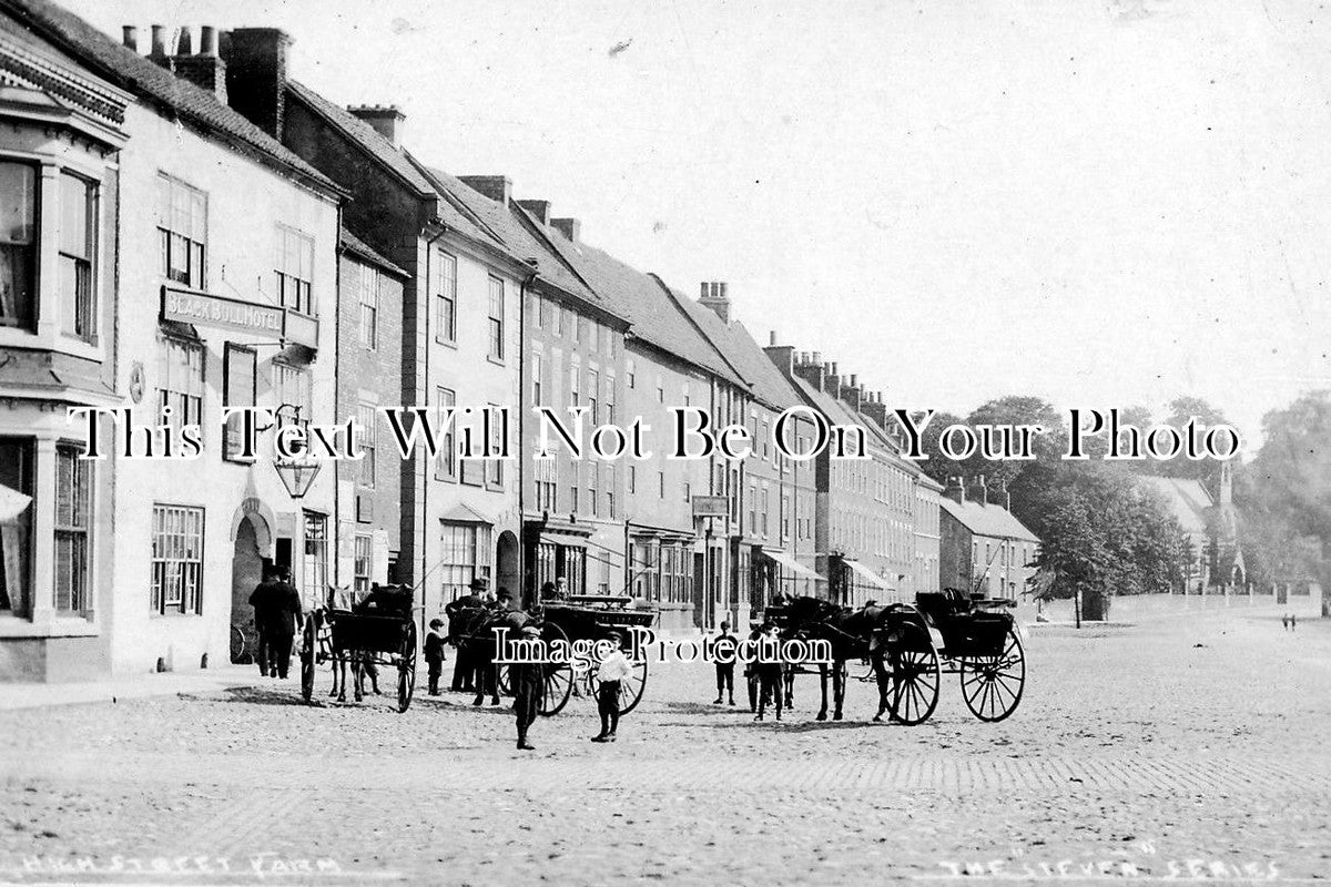 YO 57 - Yarm High Street, Yorkshire c1906 – JB Archive