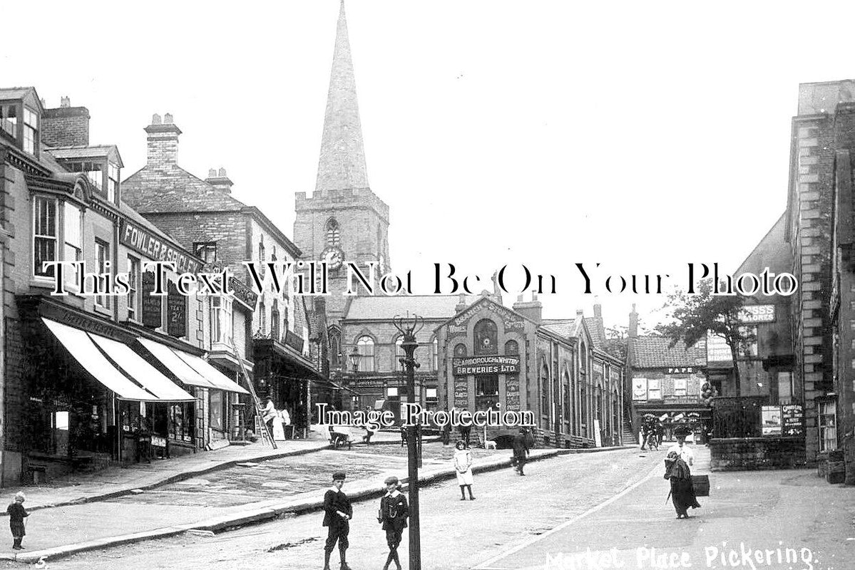 YO 5849 - Market Place, Pickering, Yorkshire – JB Archive