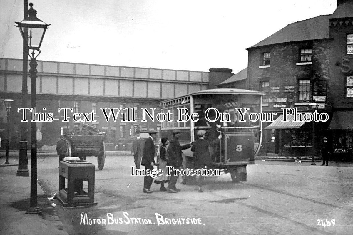 YO 6435 - Motor Bus Station, Brightside, Sheffield, Yorkshire – JB Archive