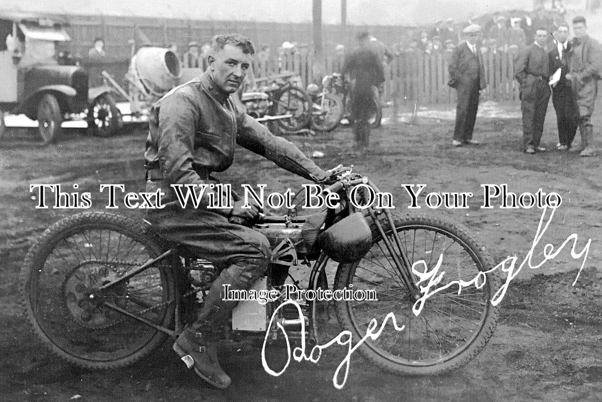 YO 6632 - Speedway Racer Roger Frogley, Yorkshire – JB Archive
