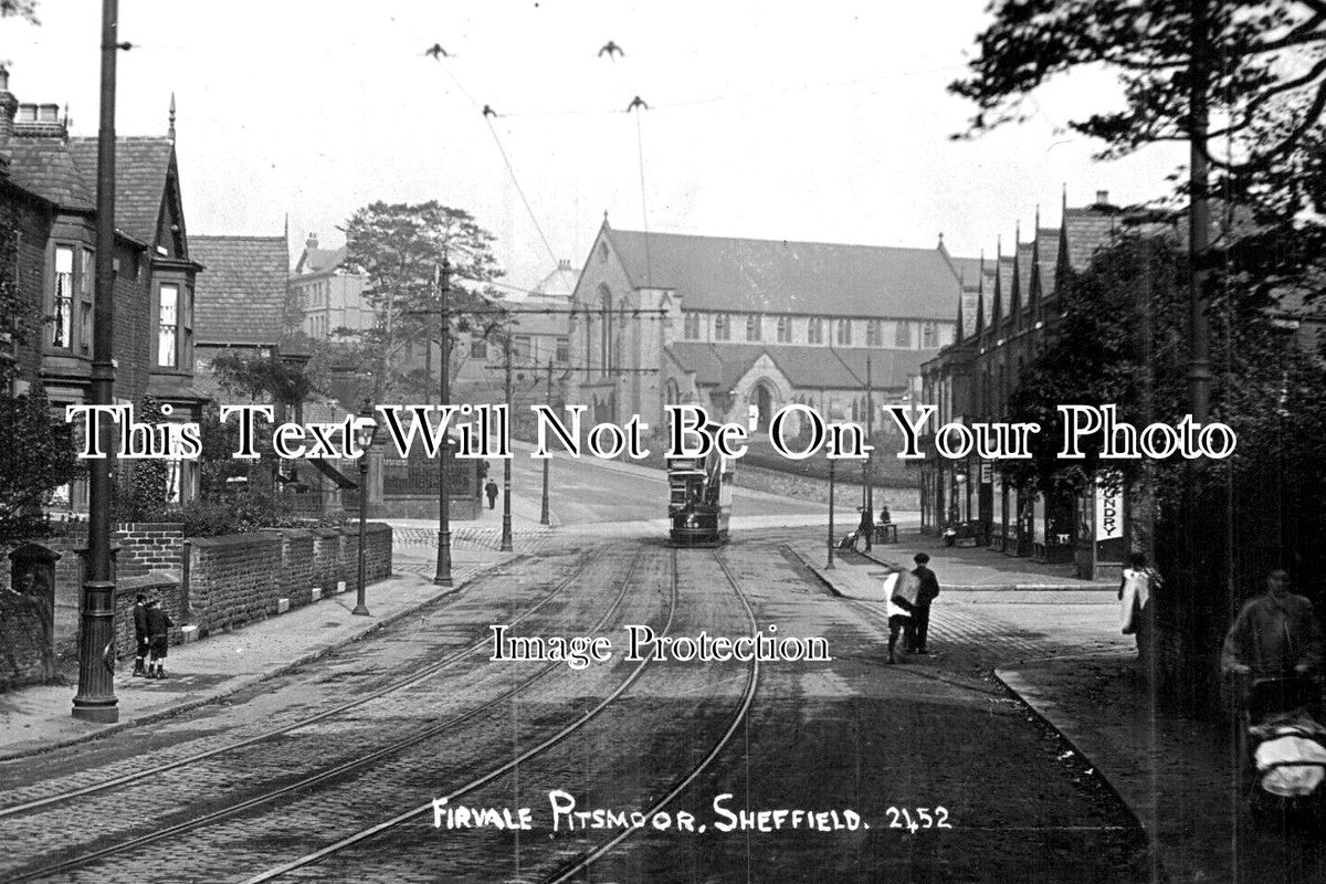 YO 6807 - Tram Firvale Pitsmoor, Sheffield, Yorkshire – JB Archive