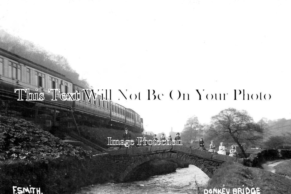 YO 6886 - Donkey Bridge, Haworth, Keighley, Yorkshire c1915 – JB Archive