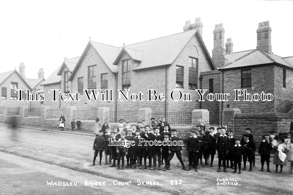 YO 6929 - Wadsley Bridge Council School, Sheffield, Yorkshire – JB Archive