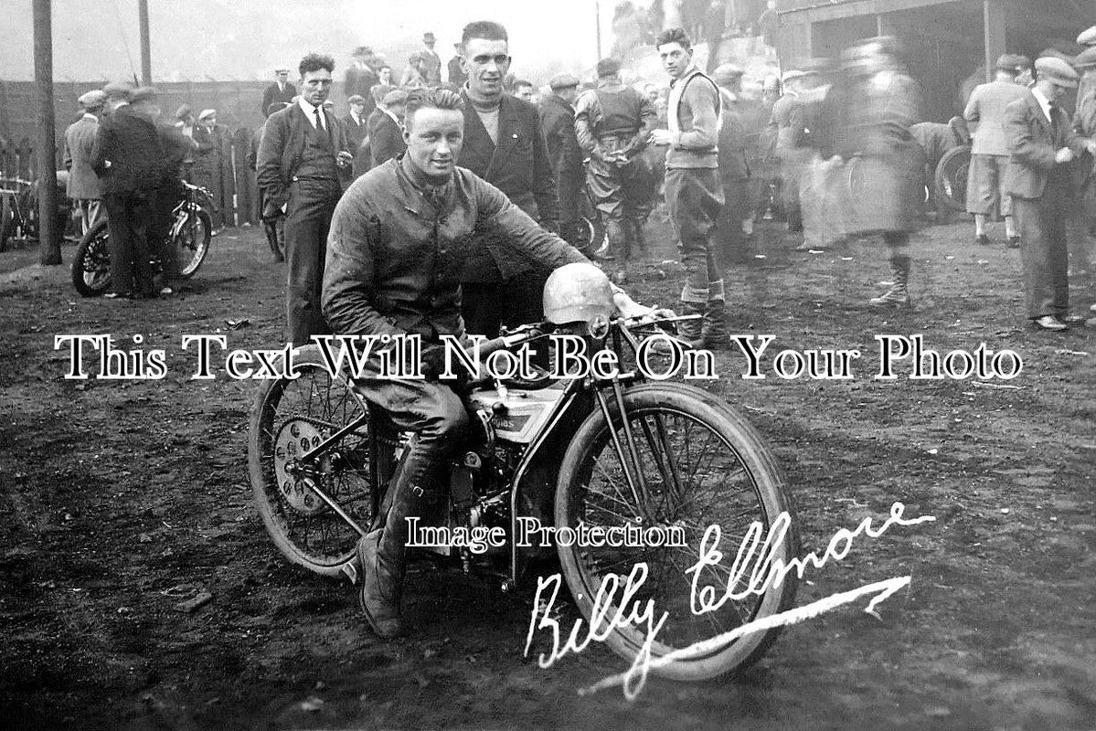 YO 7115 - Billy Ellmore Speedway Racer, Motorcycle, Yorkshire – JB Archive