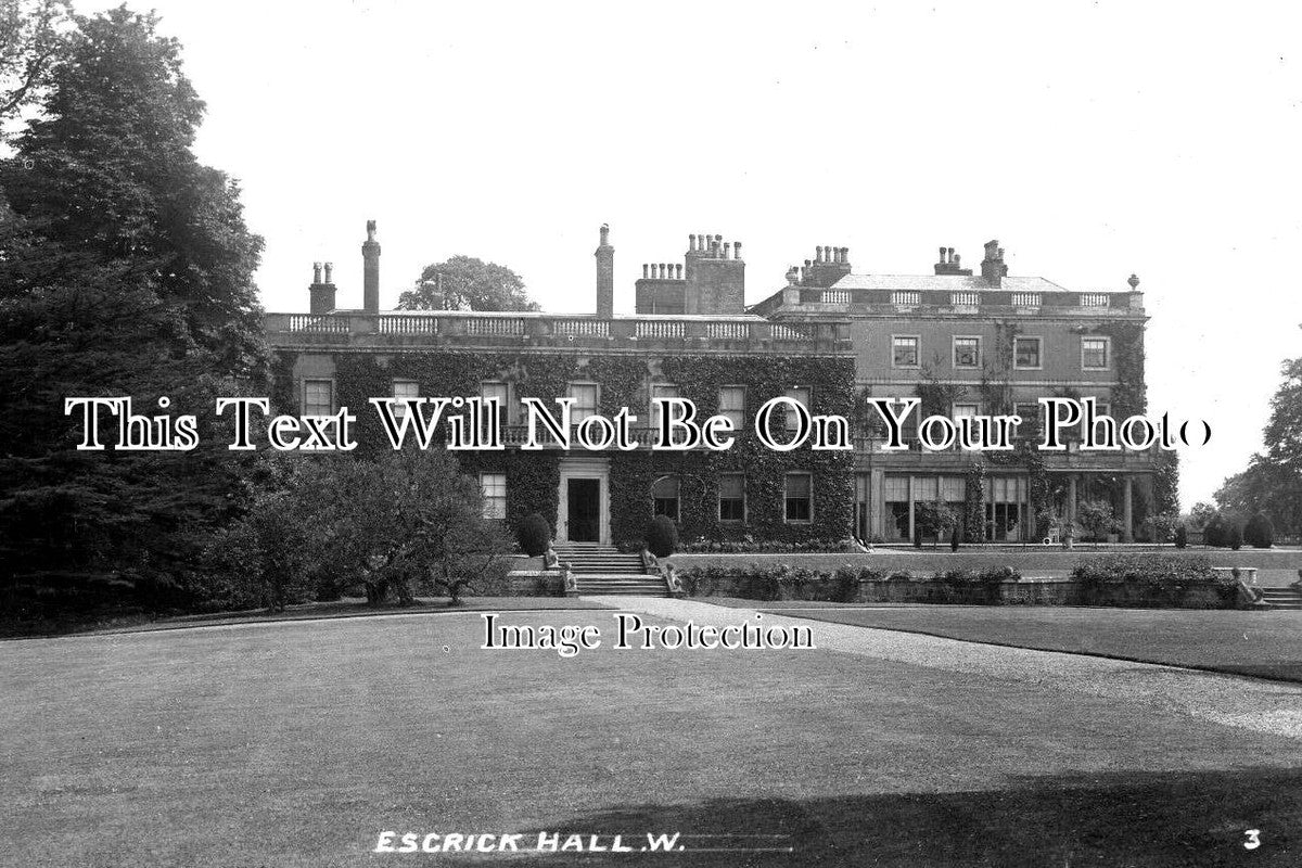 YO 7300 - Escrick Hall, Yorkshire – JB Archive