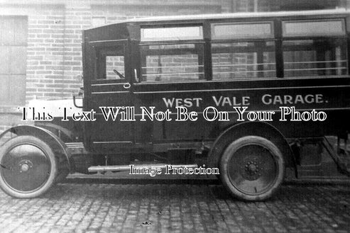 YO 7504 - West Vale Garage Motor Bus, Halifax, Yorkshire – JB Archive