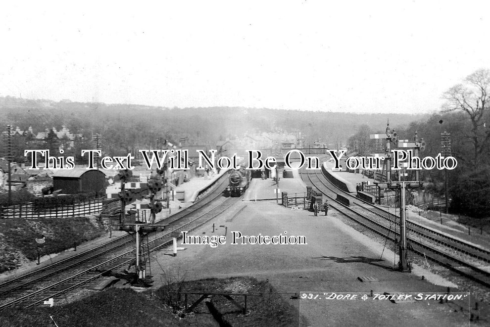 YO 7622 - Dore & Totley Railway Station, Sheffield, Yorkshire – JB Archive