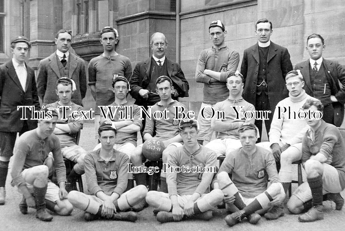 YO 8171 - STC Football Team, Sheffield, Yorkshire 1913-14 – JB Archive