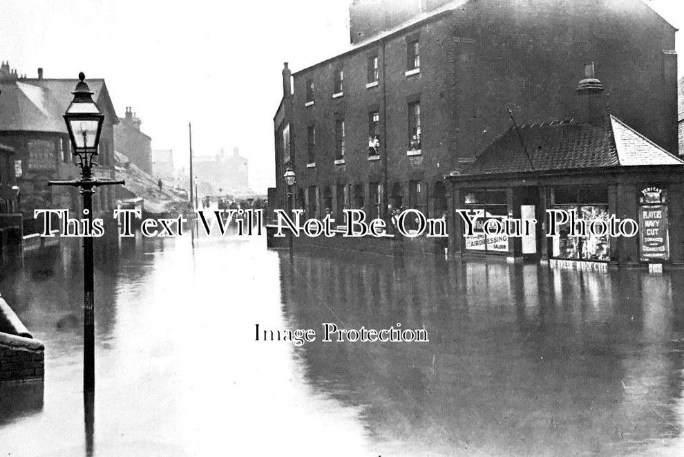 YO 8217 - Brightside Flooding, Sheffield, Yorkshire – JB Archive