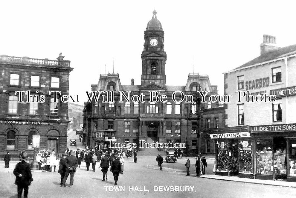 YO 8308 - Town Hall, Dewsbury, Yorkshire – JB Archive