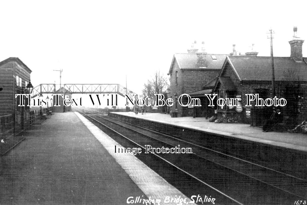 YO 8531 - Collingham Bridge Railway Station, Yorkshire c1911 – JB Archive