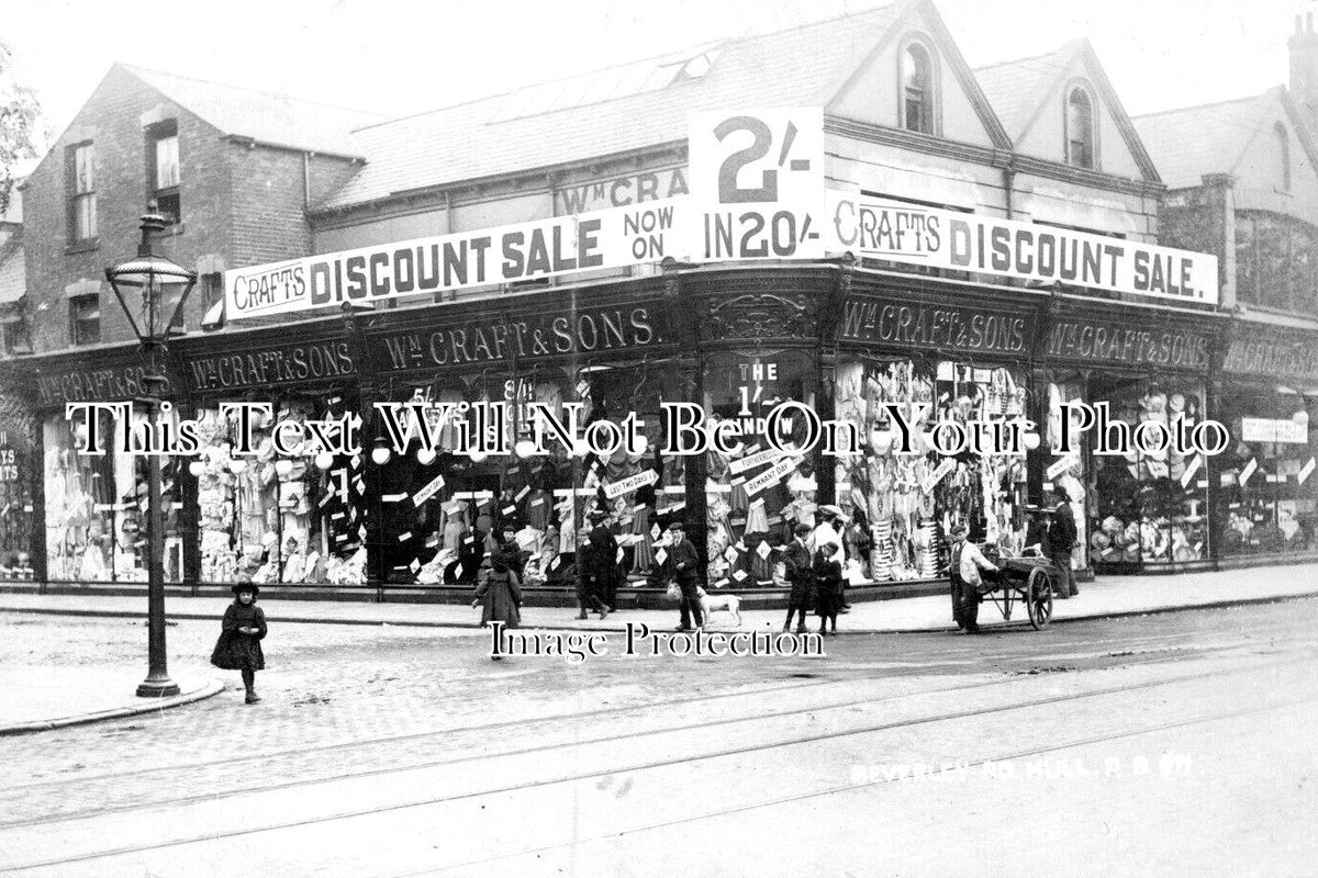 YO 8541 - Wm Craft & Sons Shop, Beverley Road, Hull, Yorkshire – JB Archive