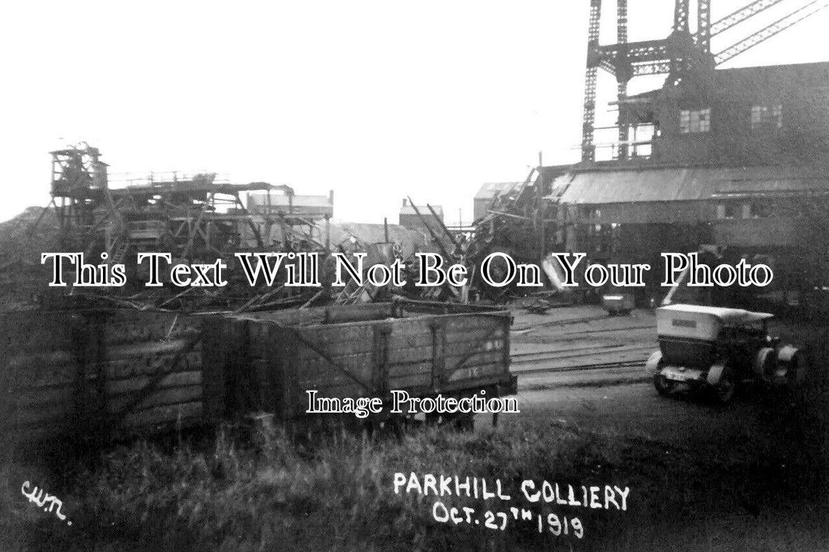 YO 8624 - Parkhill Colliery Fire Disaster, Stanley, Yorkshire 1919 – JB ...