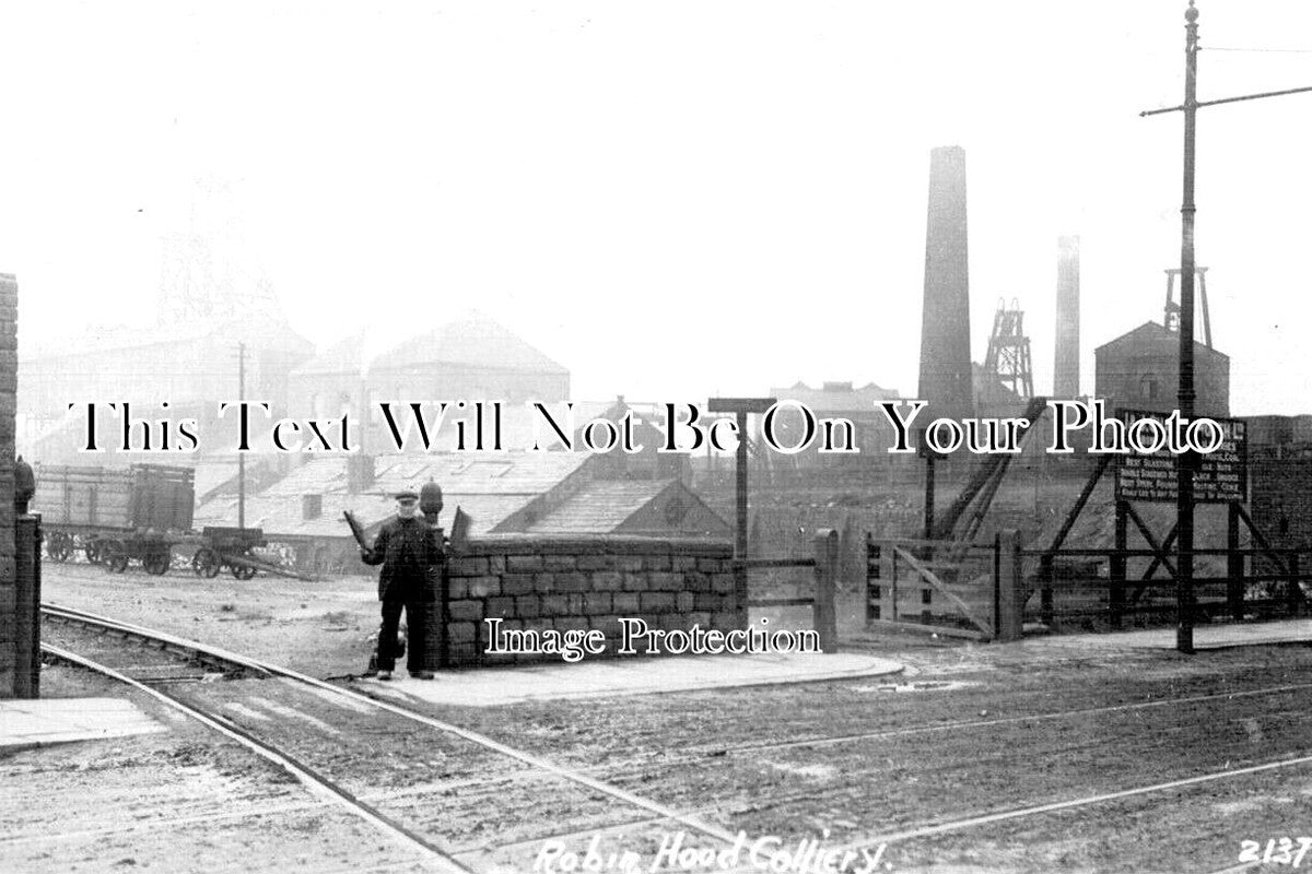 YO 8629 - Robin Hood Colliery, Wakefield, Yorkshire c1907 – JB Archive