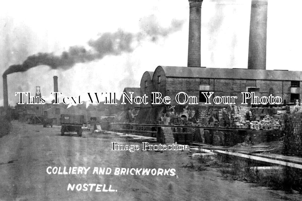 YO 8698 - Colliery & Brickworks, Nostell, Yorkshire c1917 – JB Archive