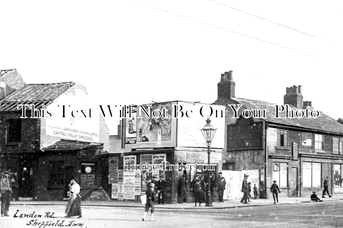 YO 8707 - London Road, Site For Picture Palace, Sheffield, Yorkshire ...